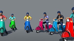 Motor Scooter 3D Models for Download | TurboSquid