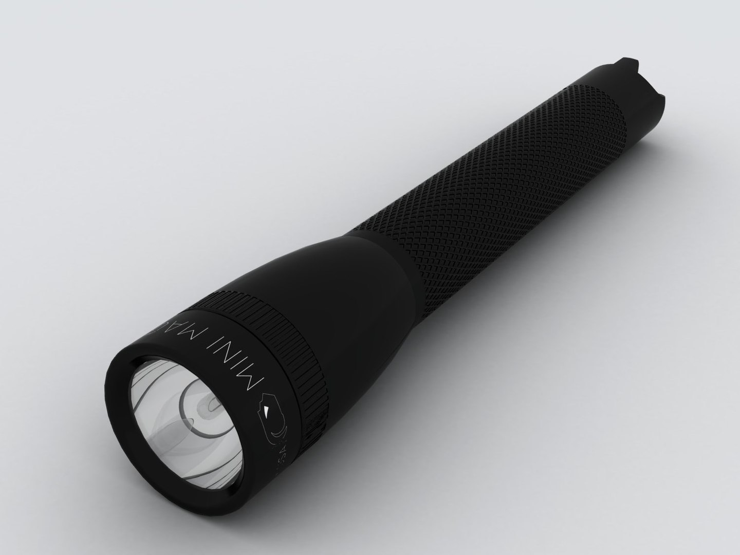 3d Model Maglite Flashlight