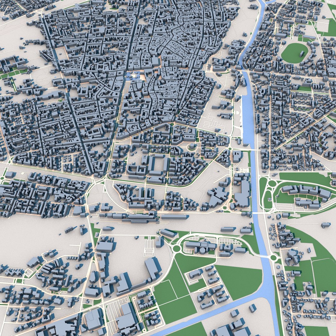 3D Ferrara City Italy - TurboSquid 2357940