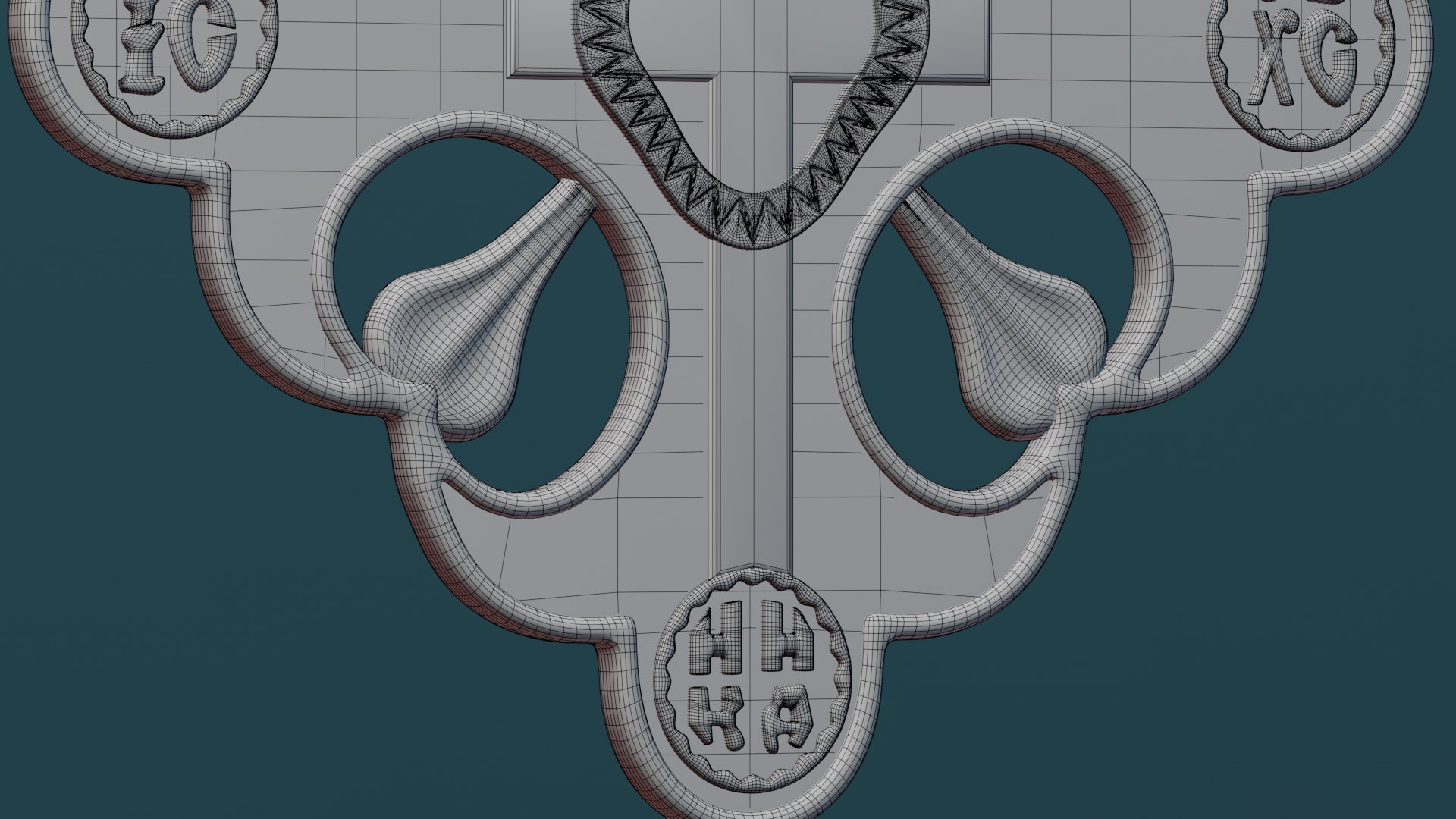 3D Hanging Cross - TurboSquid 1873444