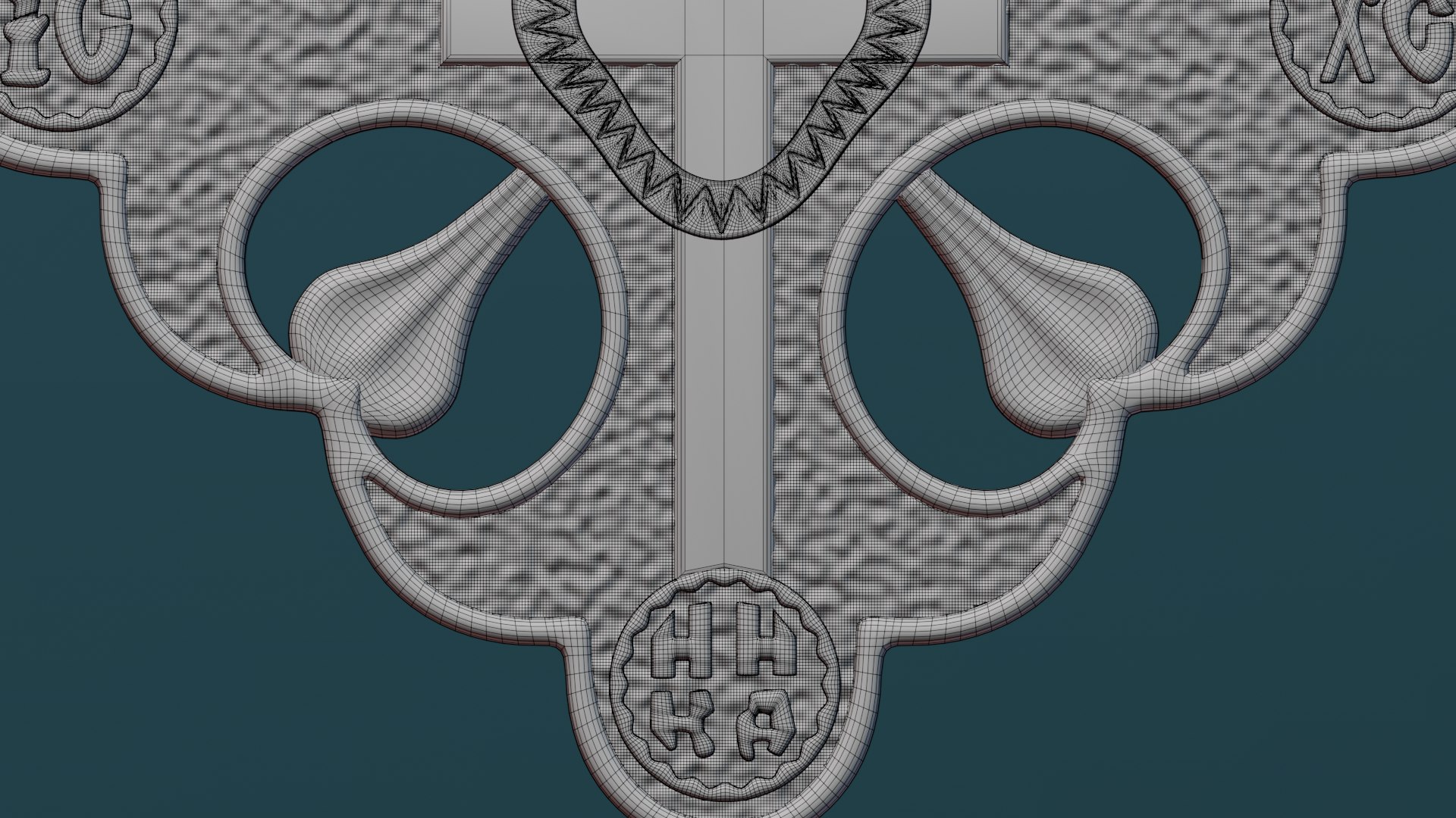 3D Hanging Cross - TurboSquid 1873444