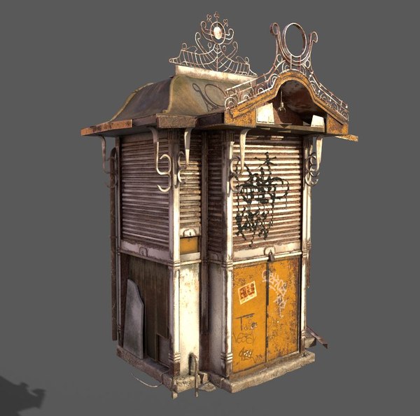 3D model old funhouse entrance - TurboSquid 1636486