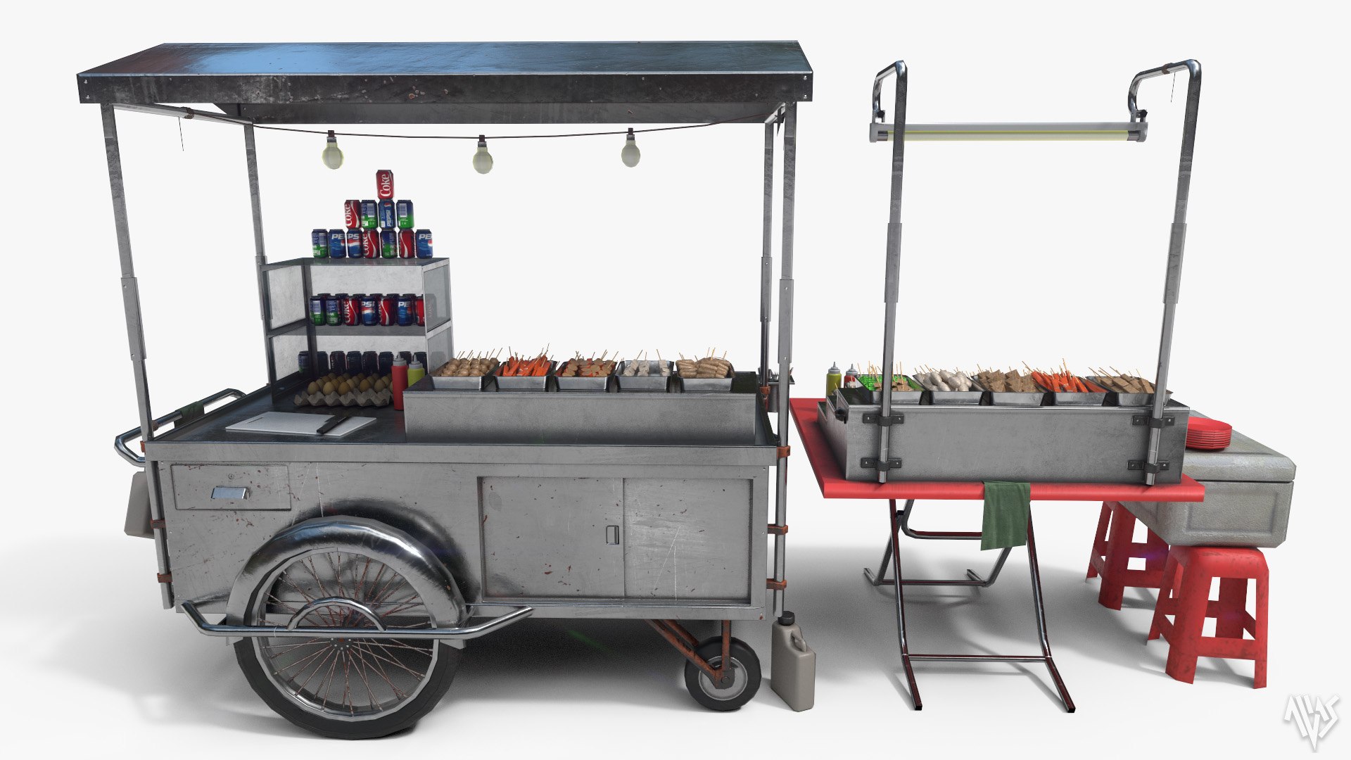 Local Steamboat Vendor 3D Model - TurboSquid 2304142