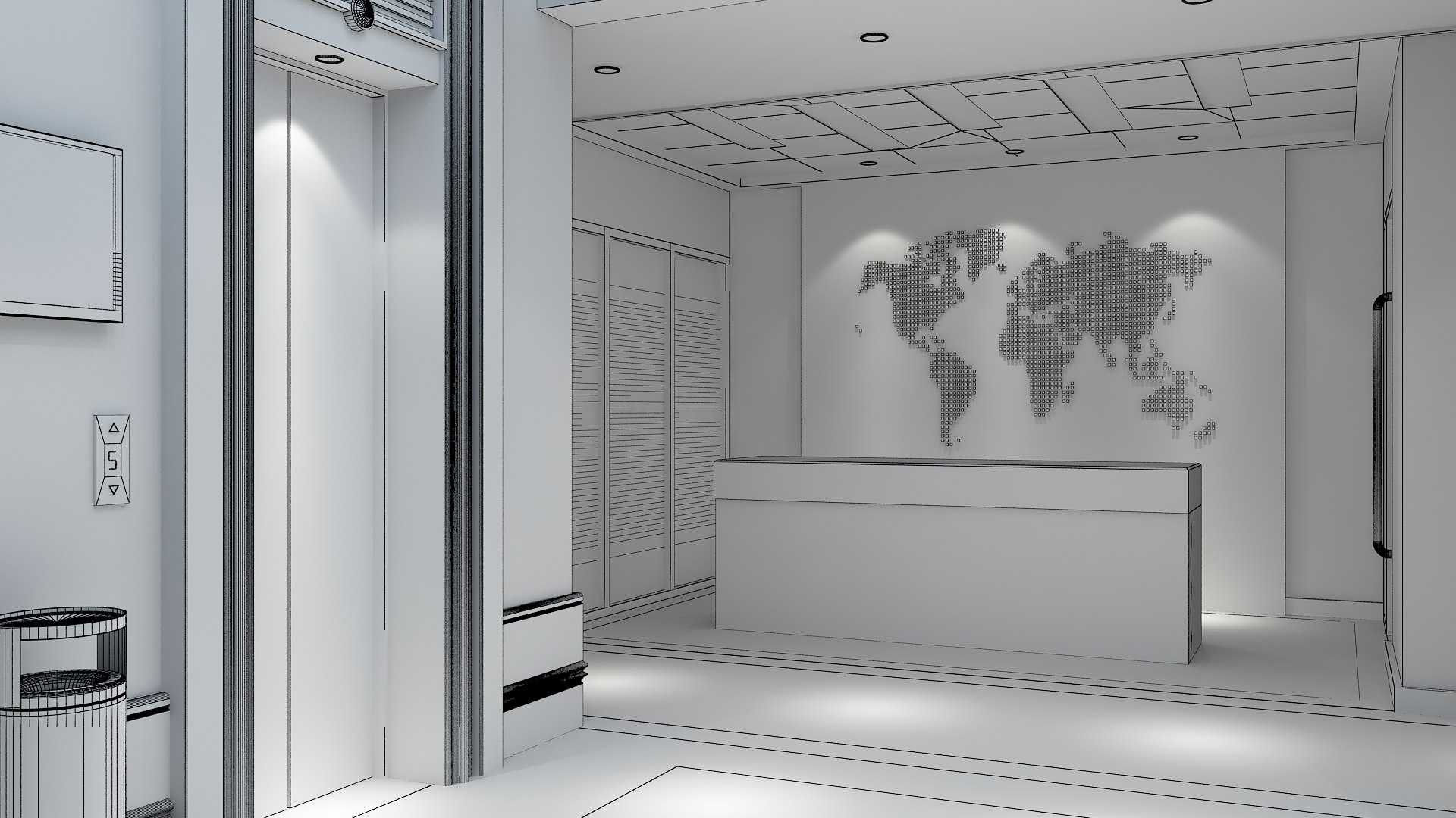 Lobby Reception Collection 01 model - TurboSquid 2119336