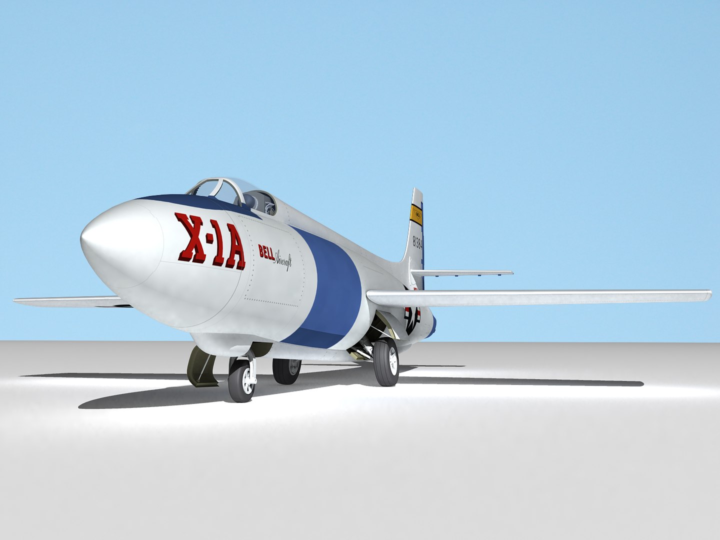 3ds Bell X-1a X-1 Aircraft