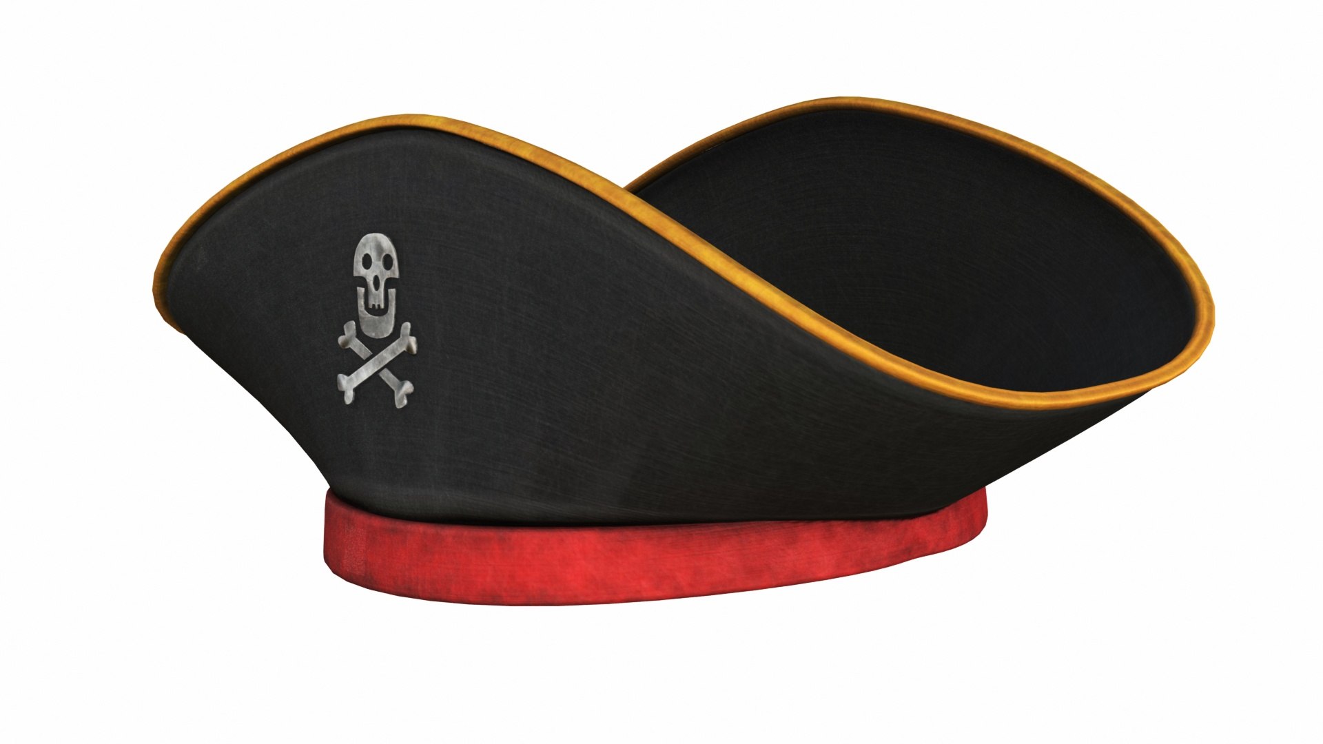 3D Model Pirate Hat 2 - TurboSquid 1929346