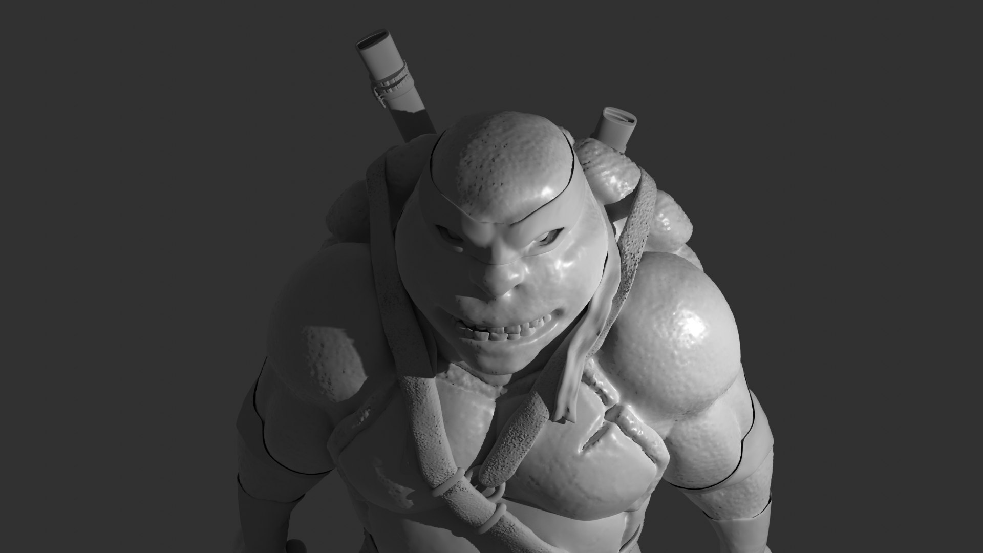 Teenage Mutant Ninja Turtles Blender Sculpting 3D Model 3D Model ...