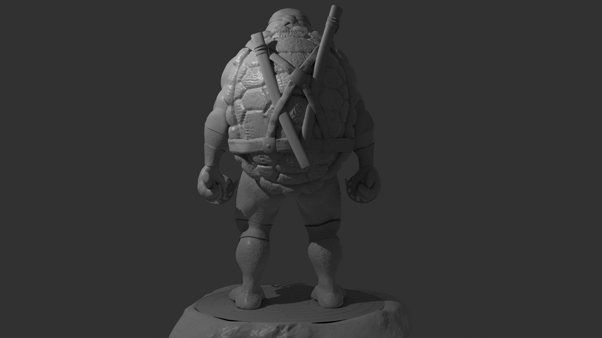 Teenage Mutant Ninja Turtles Blender Sculpting 3D Model 3D Model ...