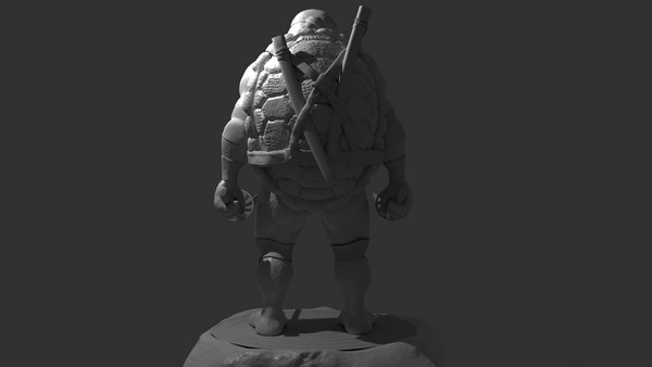 Teenage Mutant Ninja Turtles Blender Sculpting 3D model 3D model ...