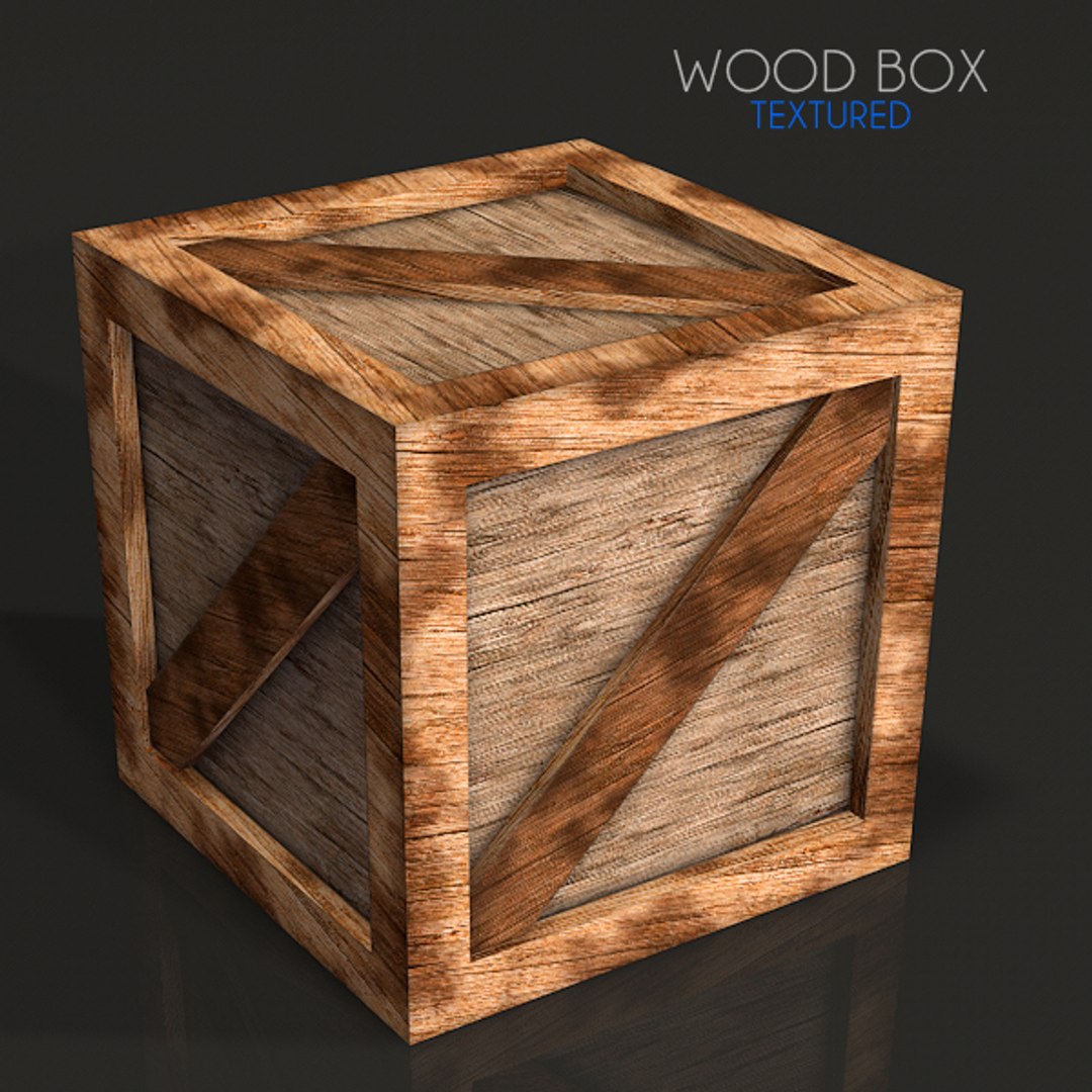 Crate Wooden Box 3d 3ds