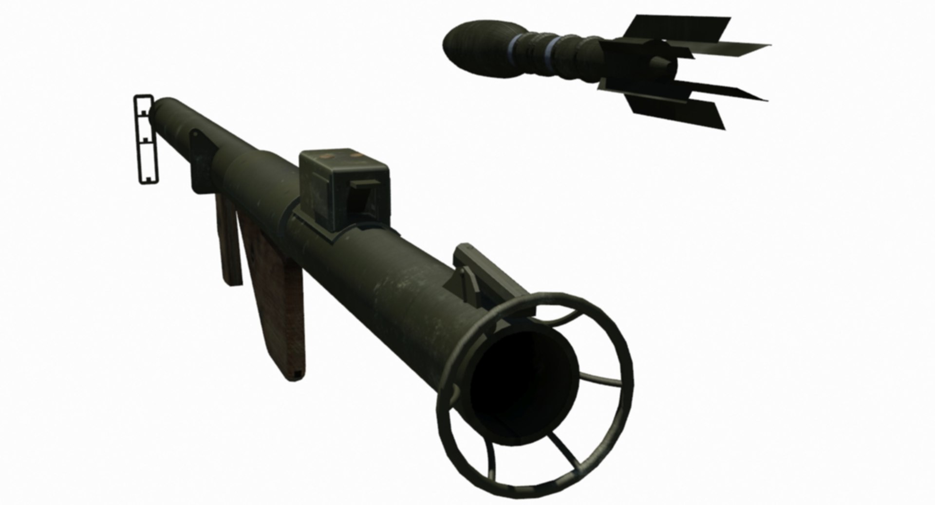3D Bazooka M1 - TurboSquid 1274592
