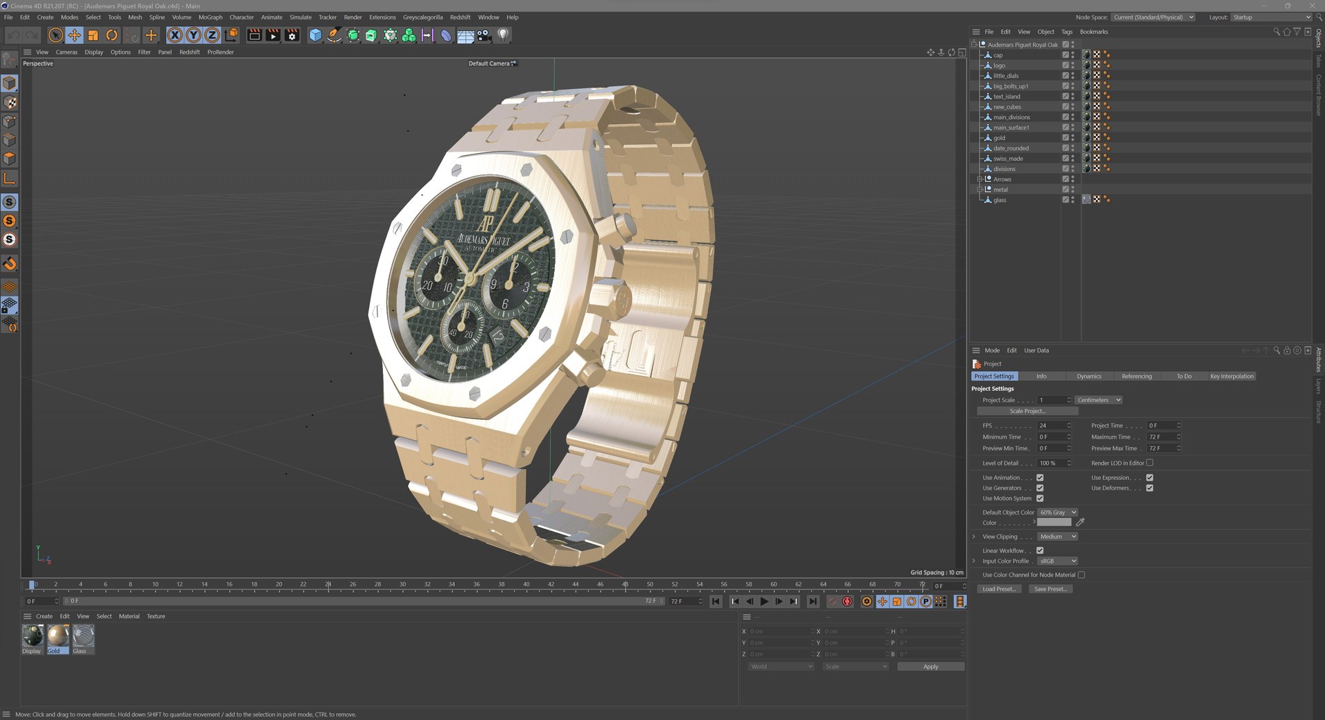 Audemars Piguet Royal Oak 3D Model - TurboSquid 2275247