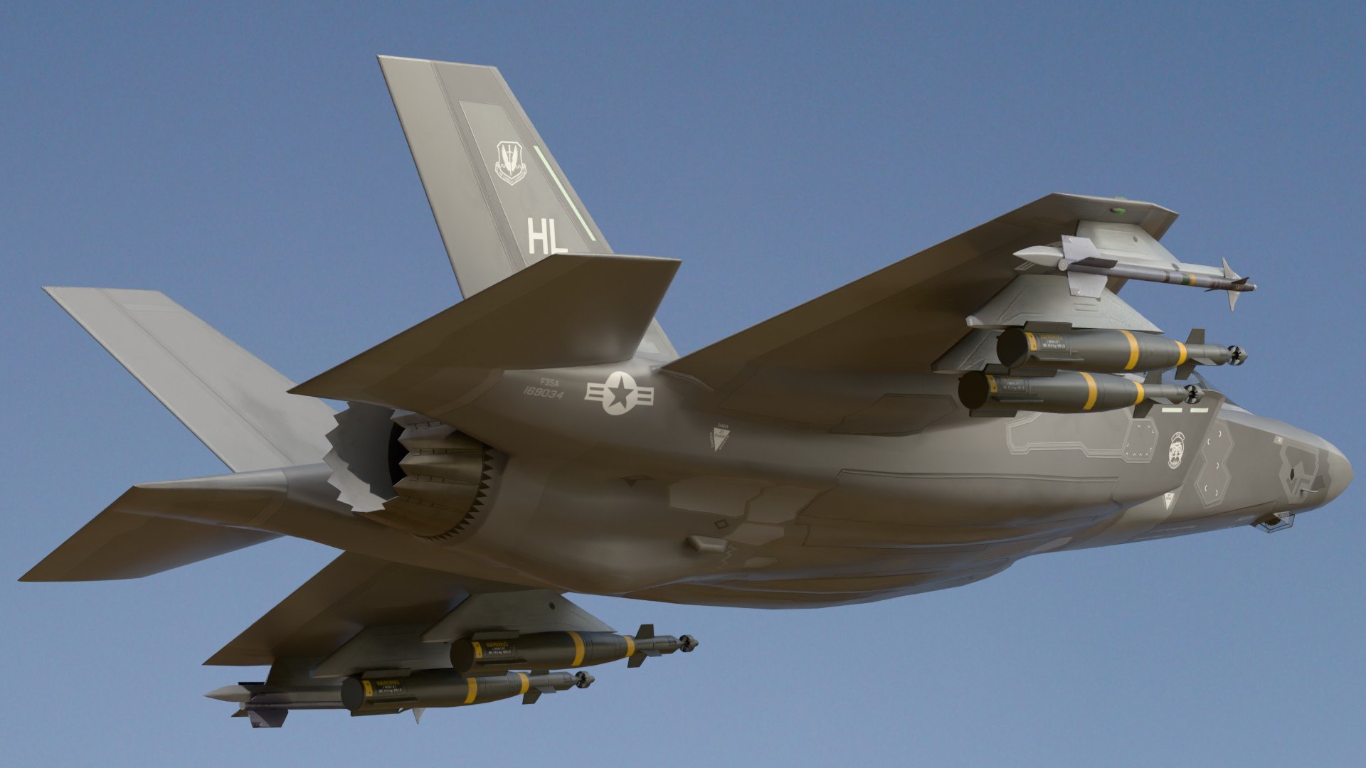 3D F35A Lightning II SC - TurboSquid 2296344