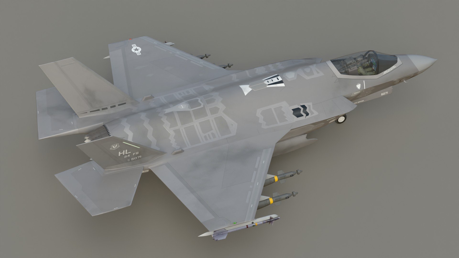 3D F35A Lightning II SC - TurboSquid 2296344