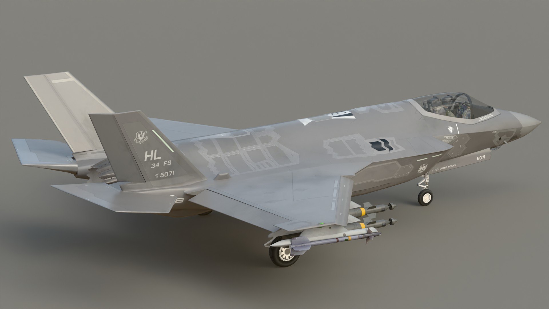3D F35A Lightning II SC - TurboSquid 2296344