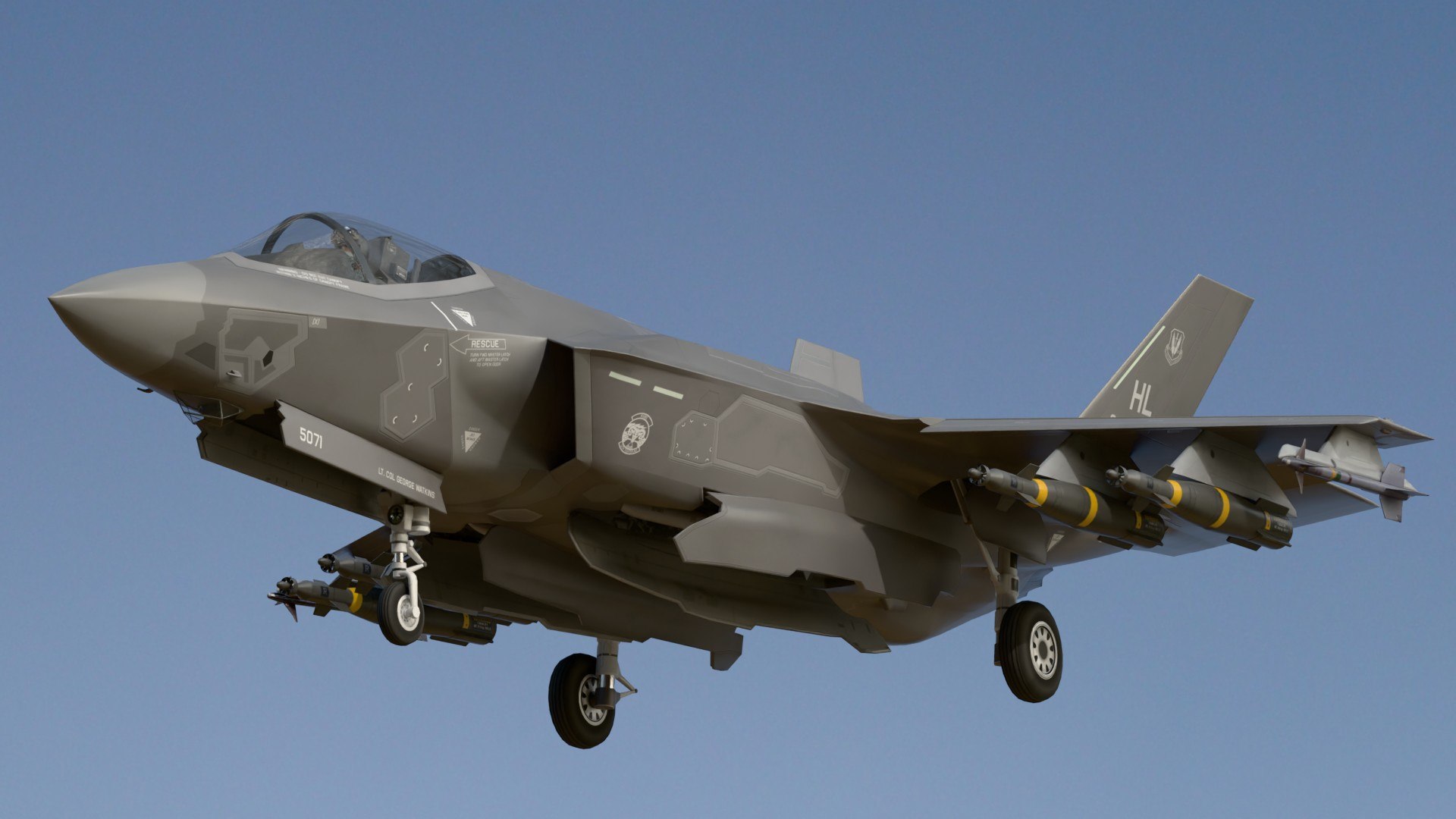 3D F35A Lightning II SC - TurboSquid 2296344