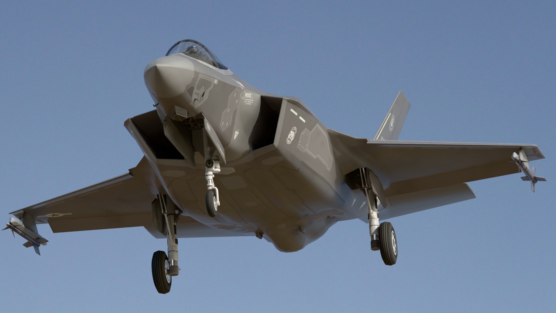 3D F35A Lightning II SC - TurboSquid 2296344