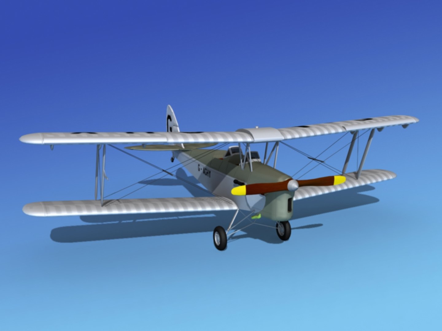 3d Model Tiger Moth