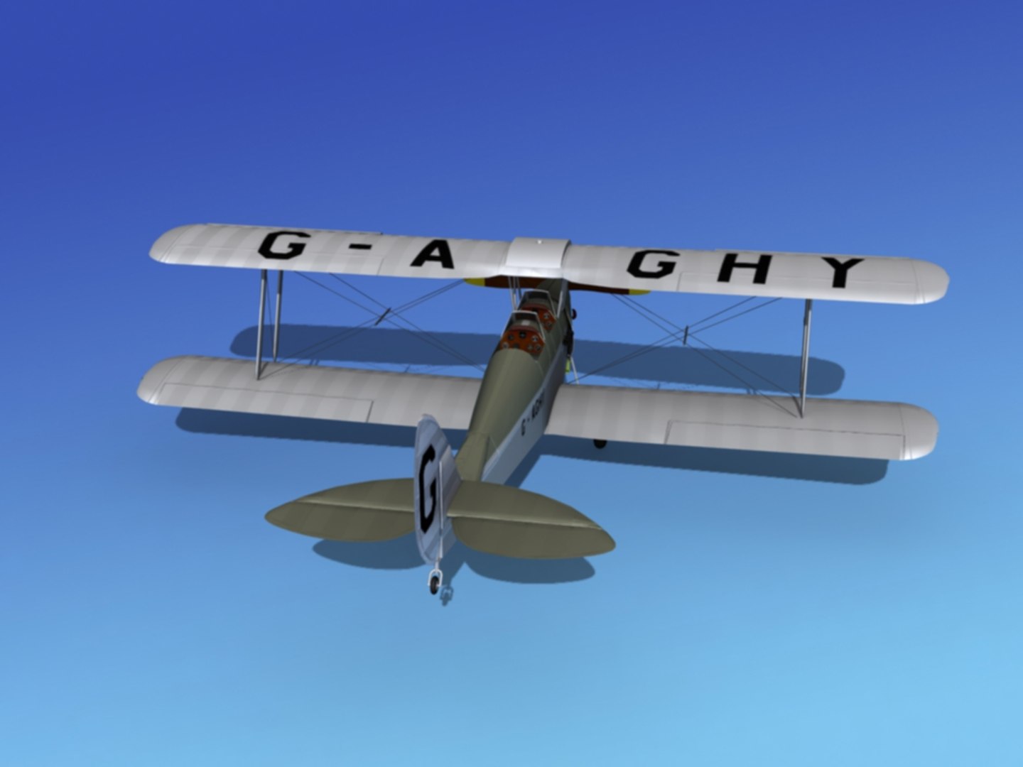 3d Model Tiger Moth