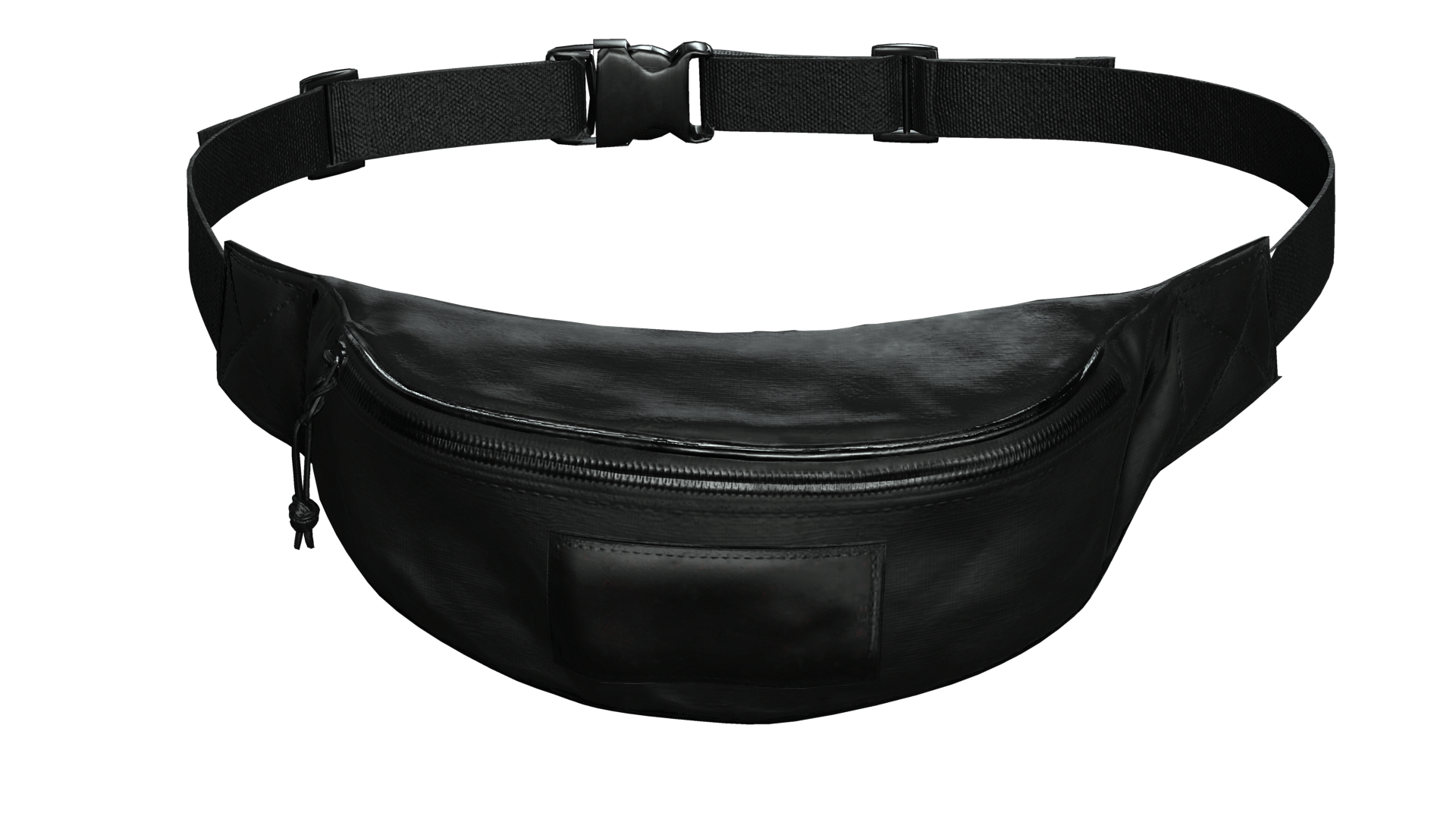 Tactical Black Fanny Pack 3D Model 3D Model - TurboSquid 2425259