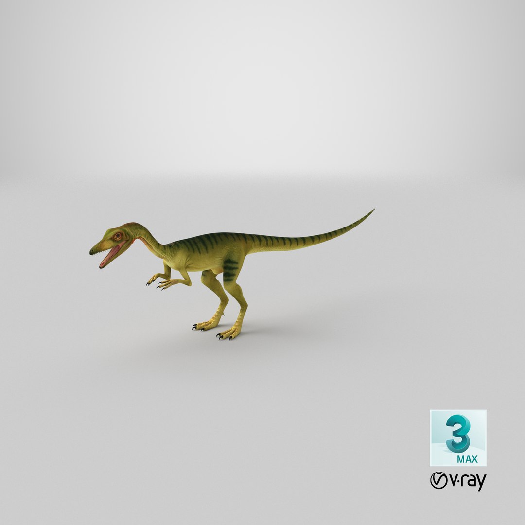 3D Compsognathus Carnivorous Dinosaur Model - TurboSquid 1284725