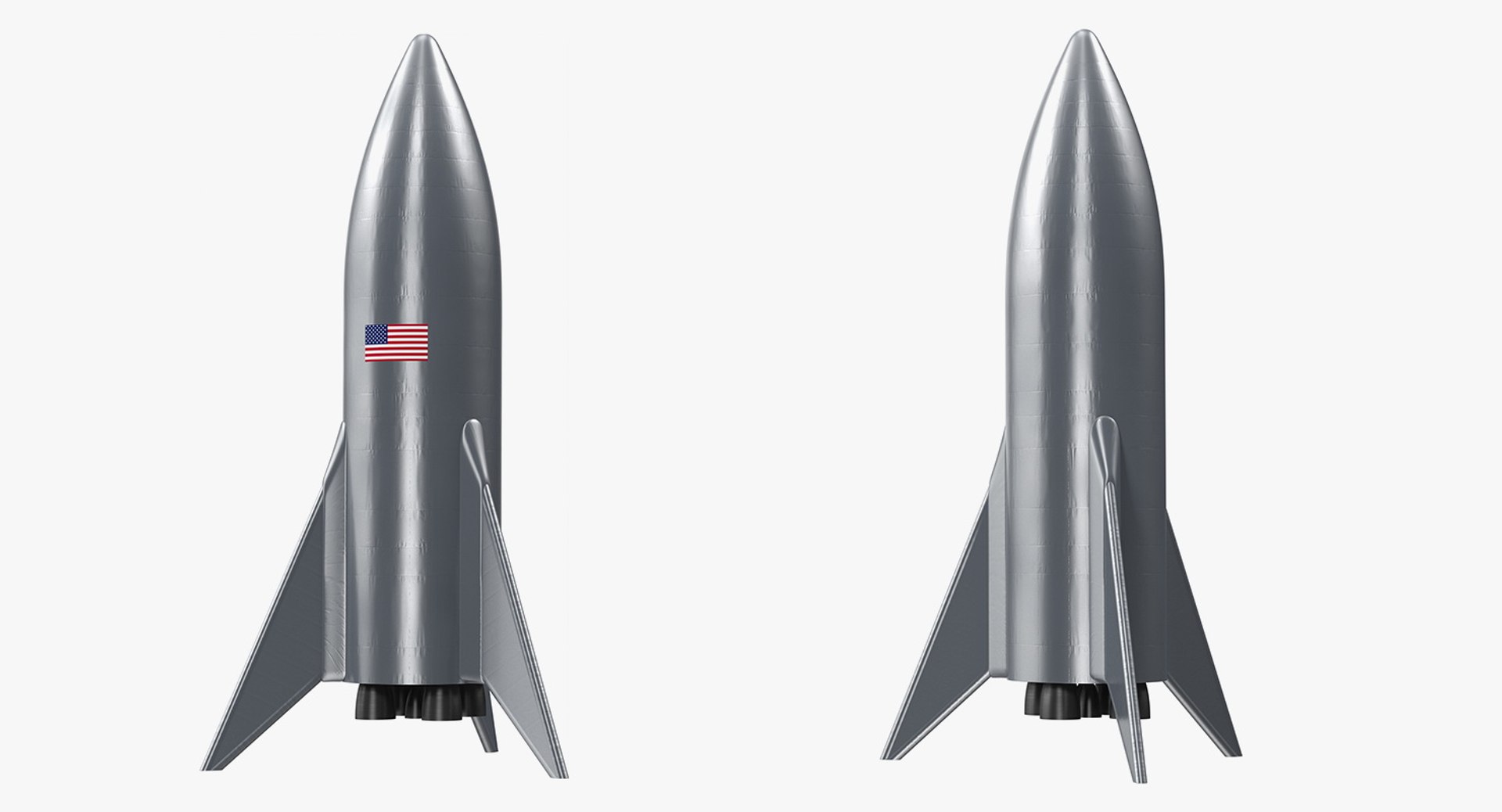 Starship Spaceship Model - TurboSquid 1393633