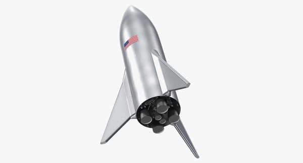 Starship spaceship model - TurboSquid 1393633