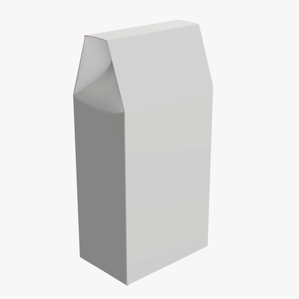 Cardboard box tall 3D model - TurboSquid 1615277