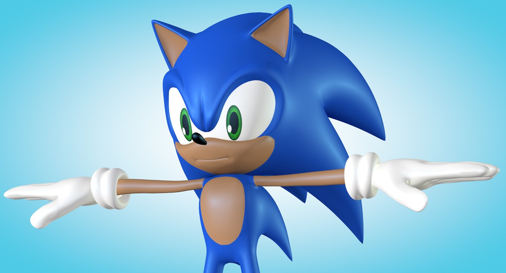3d Model Sonic Amy Rose