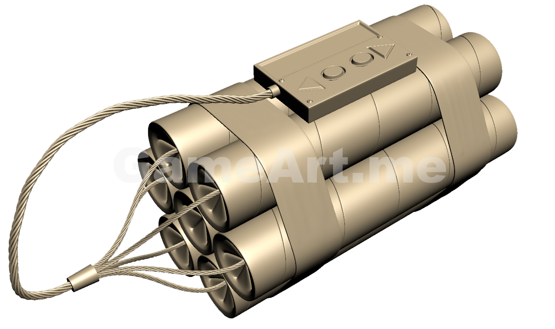 ready tnt explosive 3d model