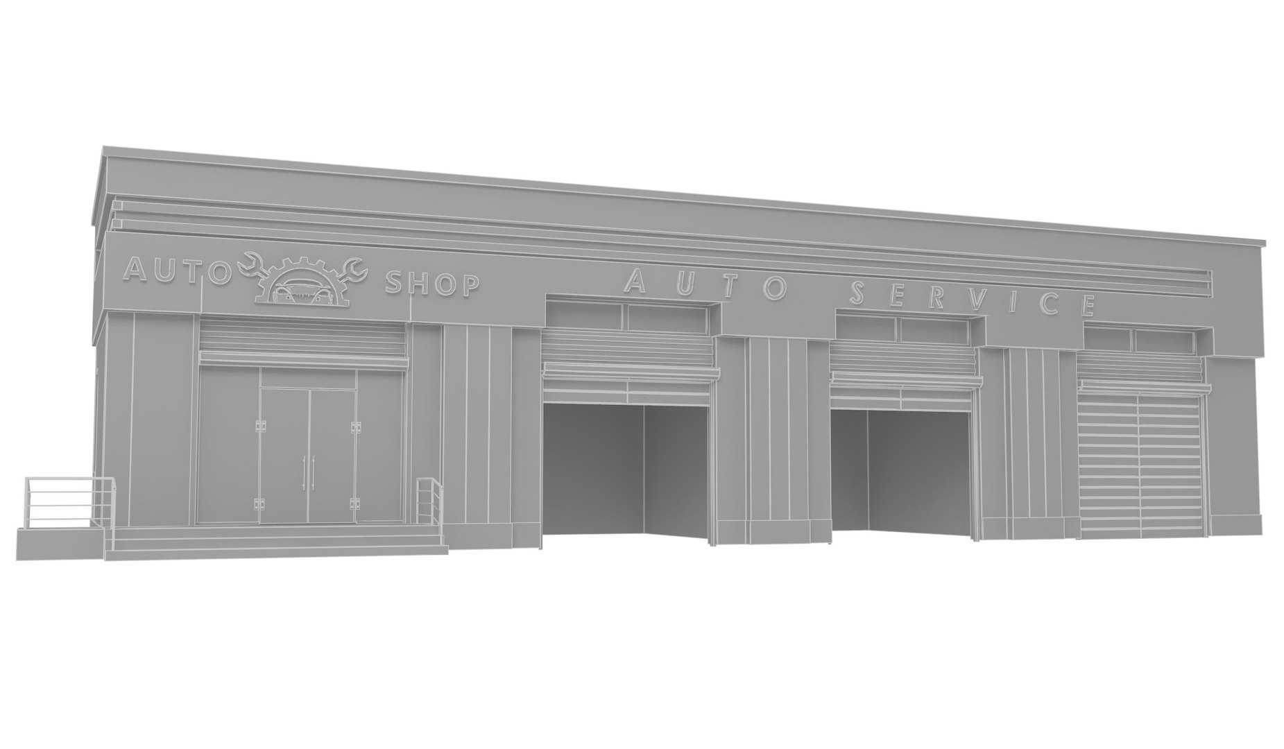 Car Service Auto Parts 3D Model - TurboSquid 1711969