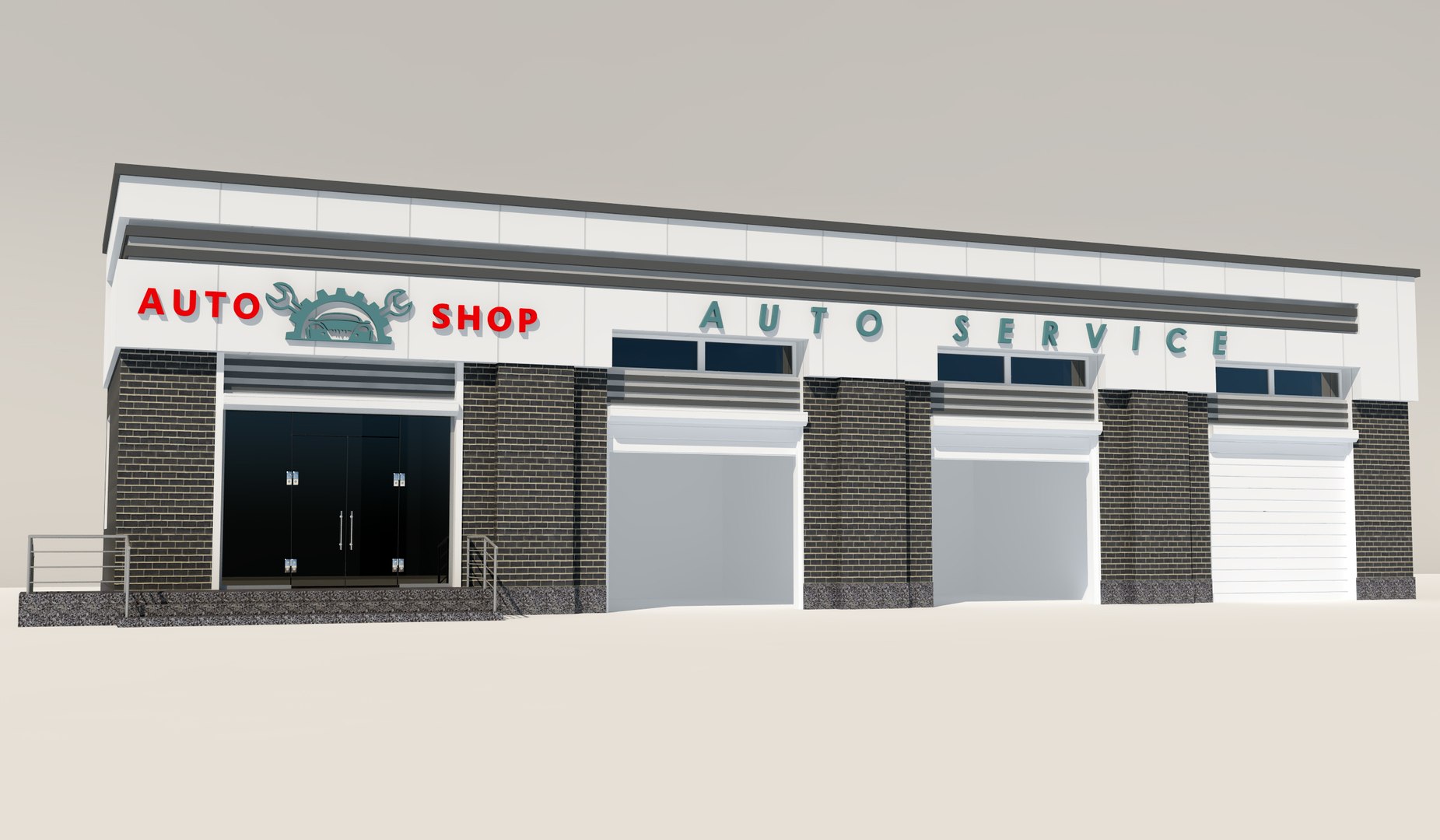 Car Service Auto Parts 3D Model - TurboSquid 1711969
