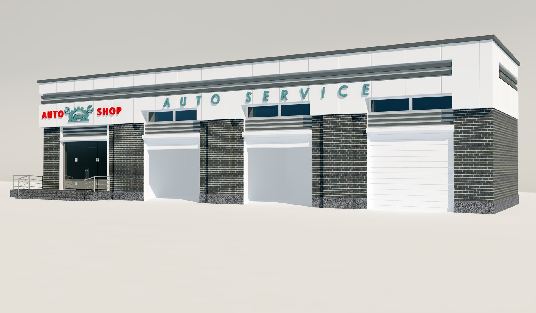 Car Service Auto Parts 3D Model - TurboSquid 1711969