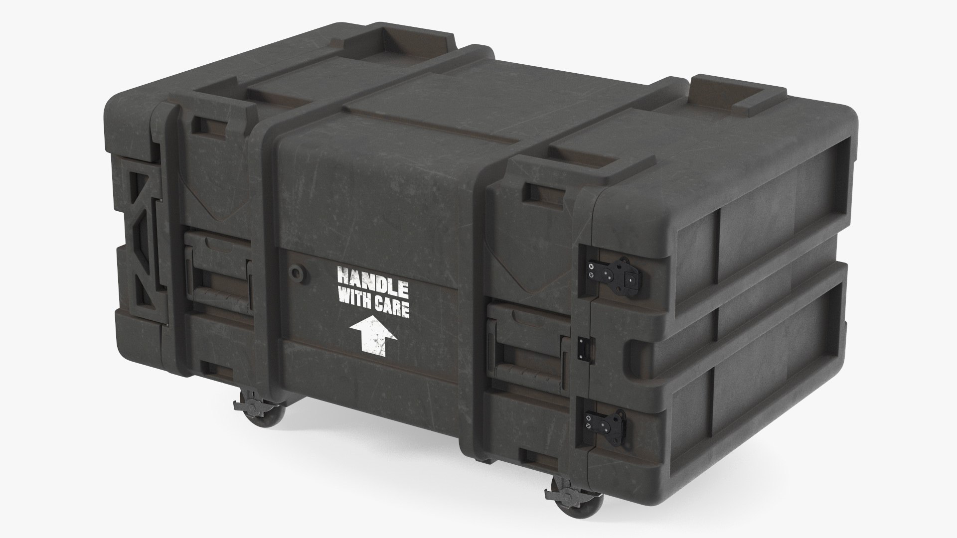 Wheeled Military Tough Storage Trunk Aged 3D - TurboSquid 2065263