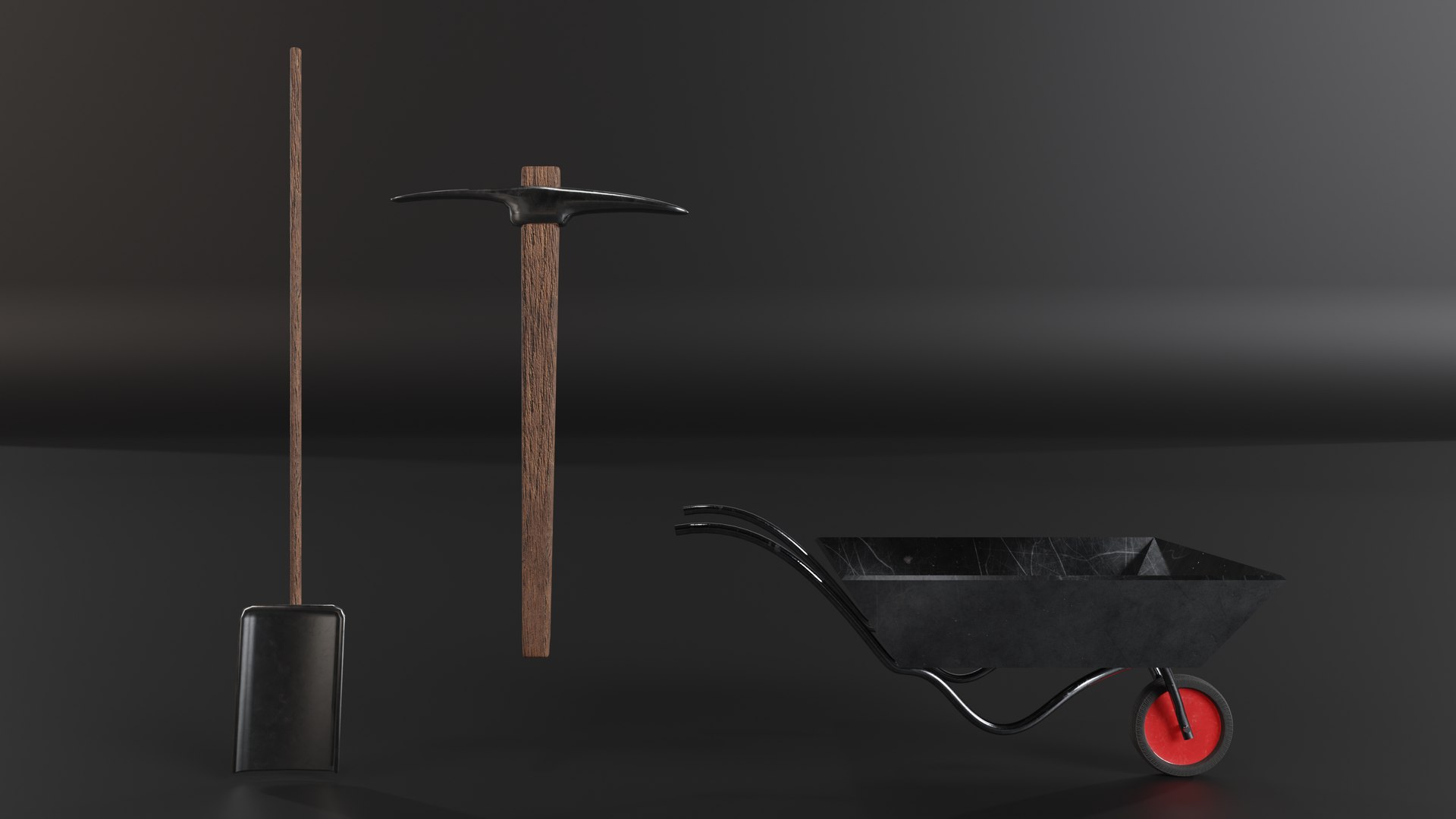 Digging Pack 3D Model - TurboSquid 2209985