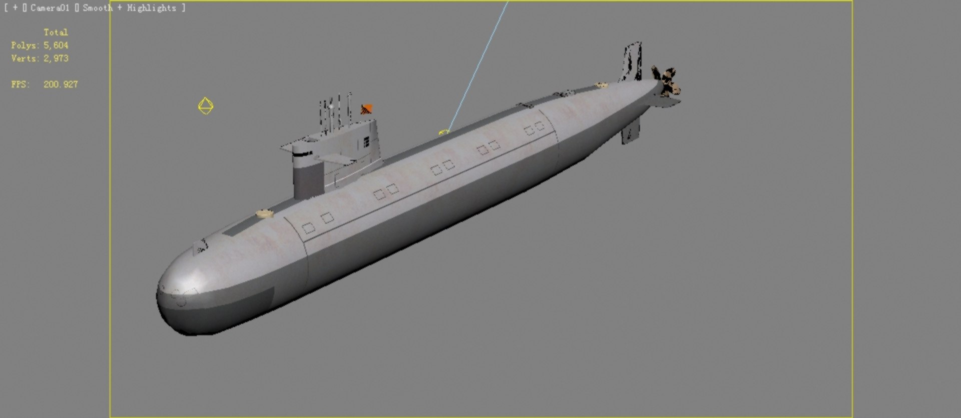 3D Chinese Type 091 Han Class Nuclear Submarine - TurboSquid 1997377