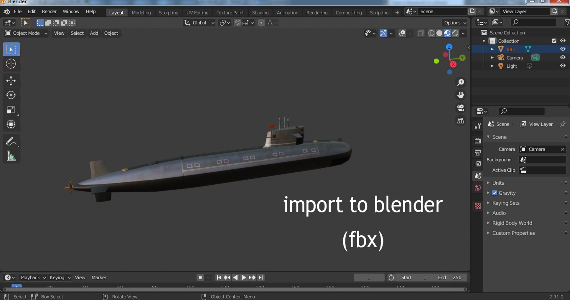 3D Chinese Type 091 Han Class Nuclear Submarine - TurboSquid 1997377