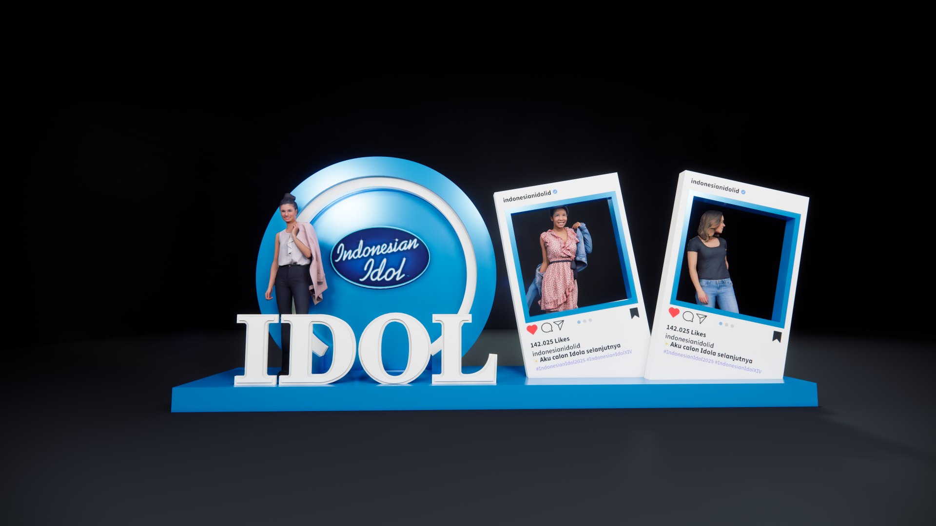 STANDFOTO IDOL ACTION INTERNATIONALE ATTRAKTION STANDFOTOVERANSTALTUNG ...