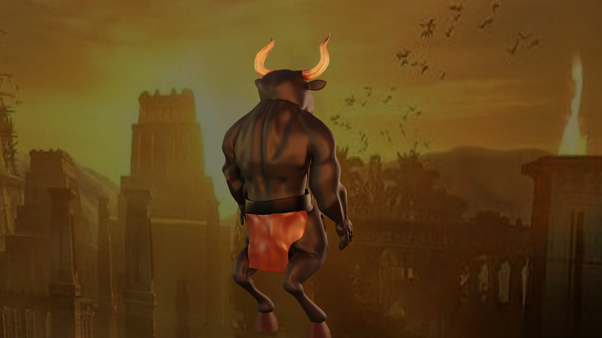 Bull Model 3D Model - TurboSquid 2089100