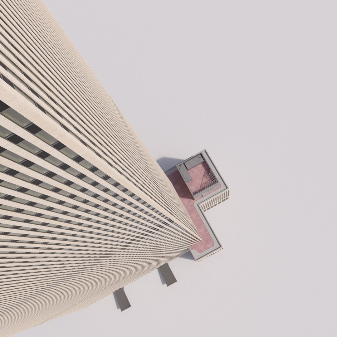 3D 1251 Exxon Building - TurboSquid 1611920