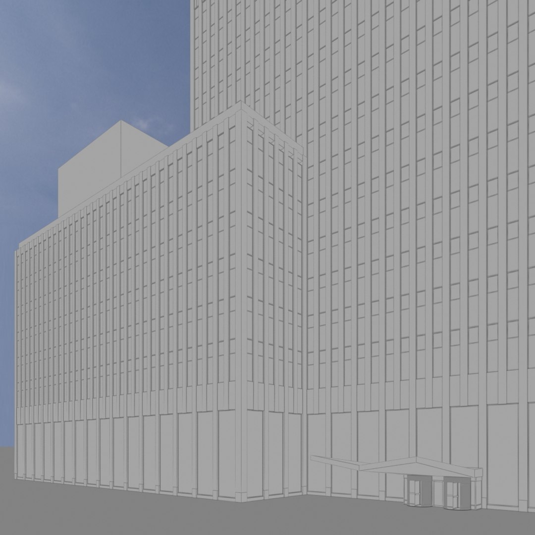 3D 1251 exxon building - TurboSquid 1611920