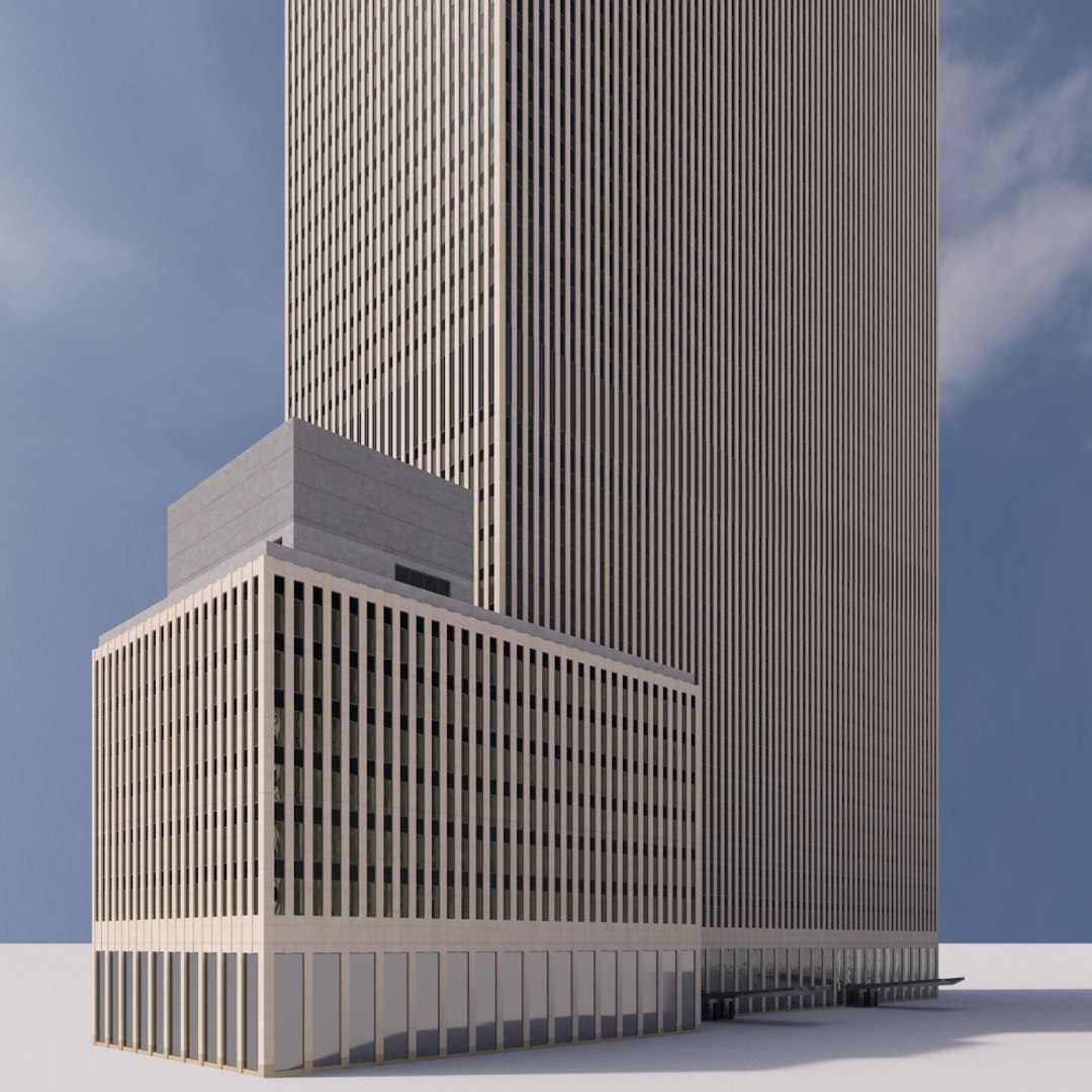 3D 1251 Exxon Building - TurboSquid 1611920