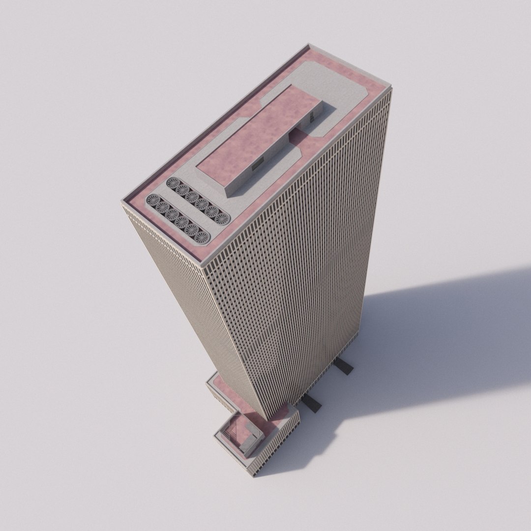 3D 1251 Exxon Building - TurboSquid 1611920