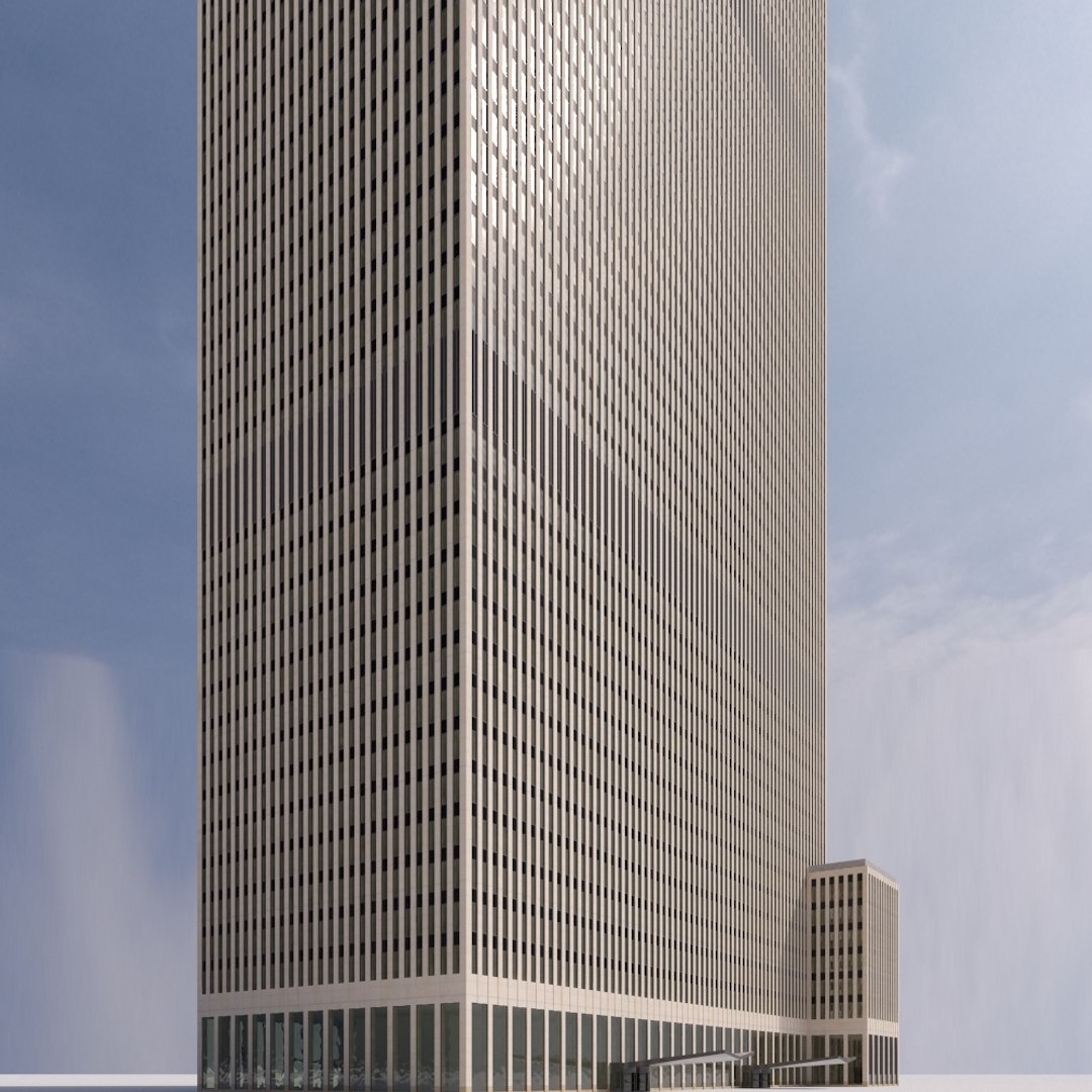 3D 1251 Exxon Building - TurboSquid 1611920