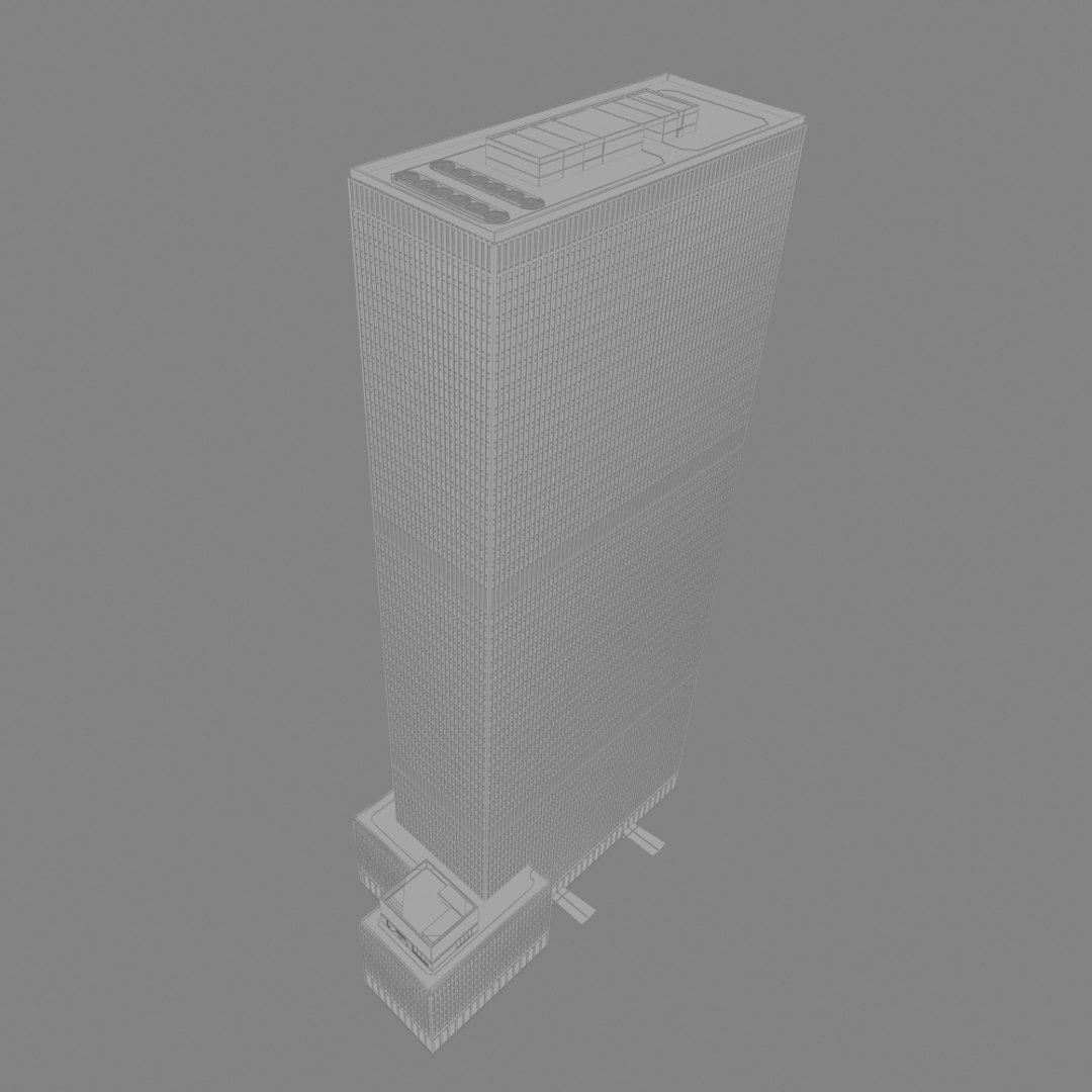 3D 1251 Exxon Building - TurboSquid 1611920