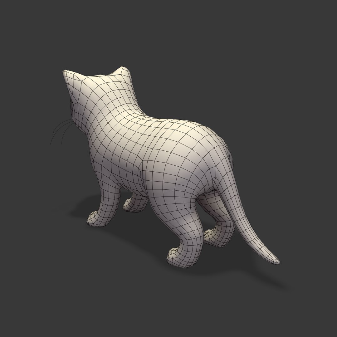 3d Kitten Animations Rig
