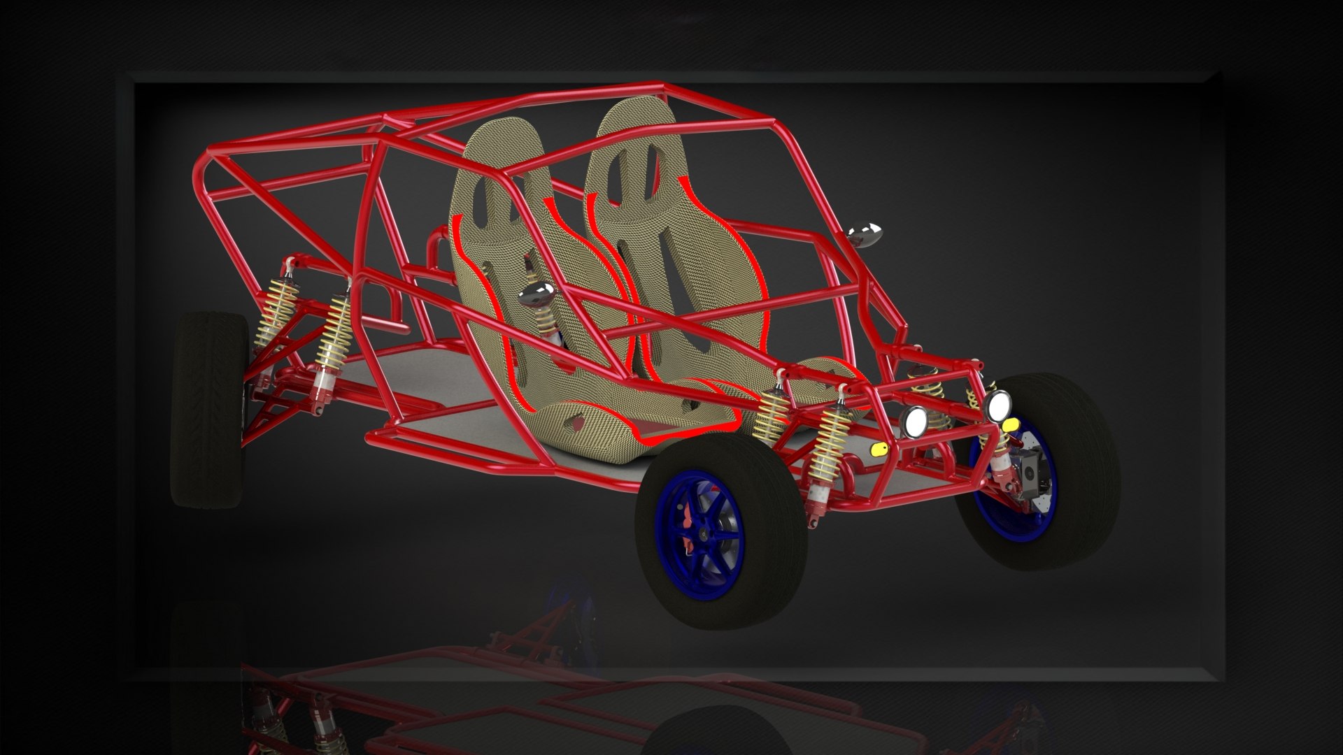 3D Buggy Frame Design - TurboSquid 2354907