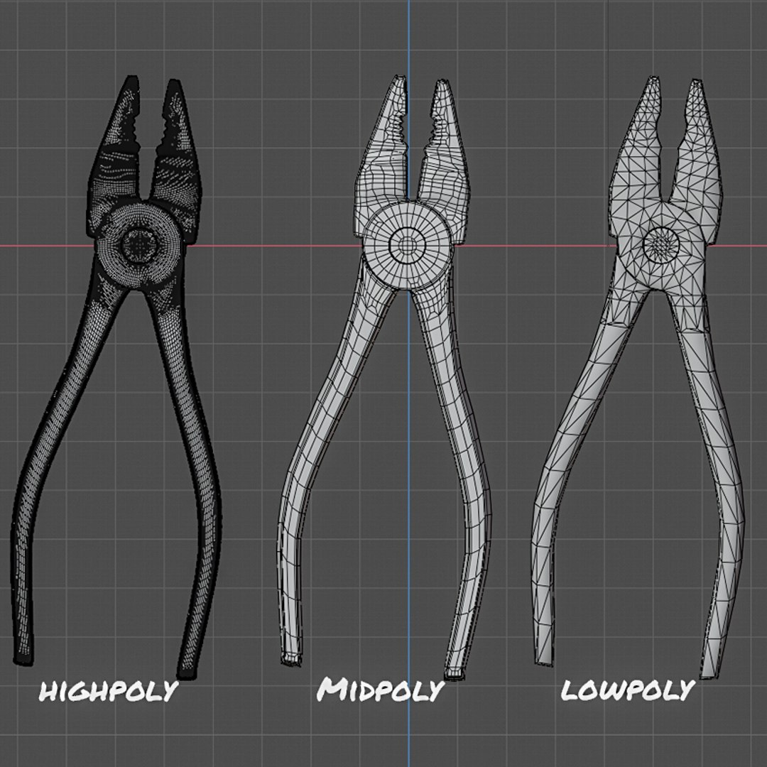 Pliers 3D Model - TurboSquid 1565263