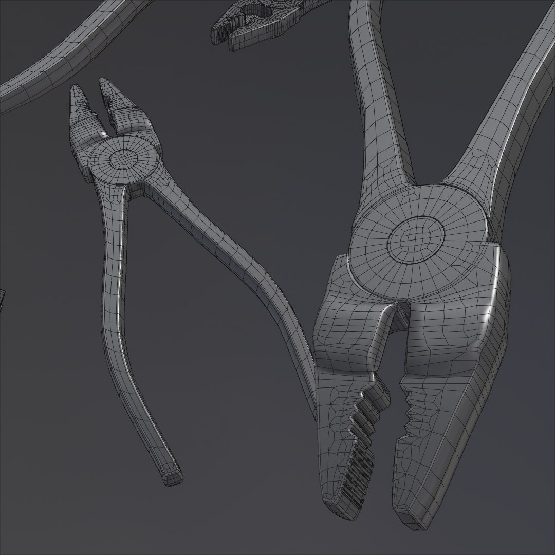 Pliers 3D Model - TurboSquid 1565263