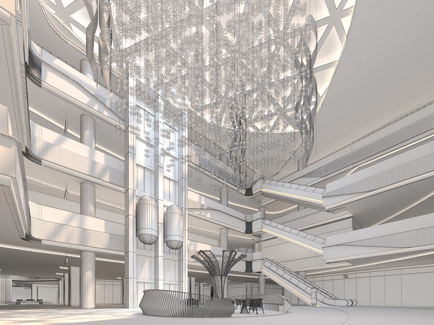 3D Model Shopping Mall 52 - TurboSquid 2456381